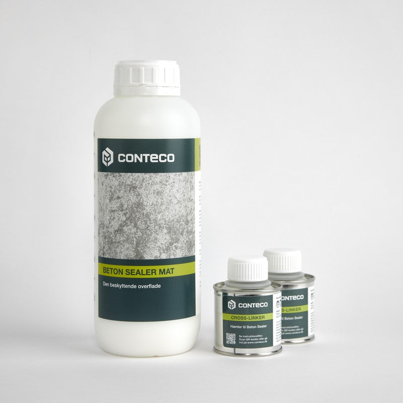 Conteco ONE Beton Sealer Mat 1 liter inkl. Hærder Mat – Mal & Spar