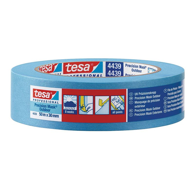 Tesa UV Tape (Blå) 25 mm x 50 meter (klæbemasse af naturgummi) – Mal & Spar