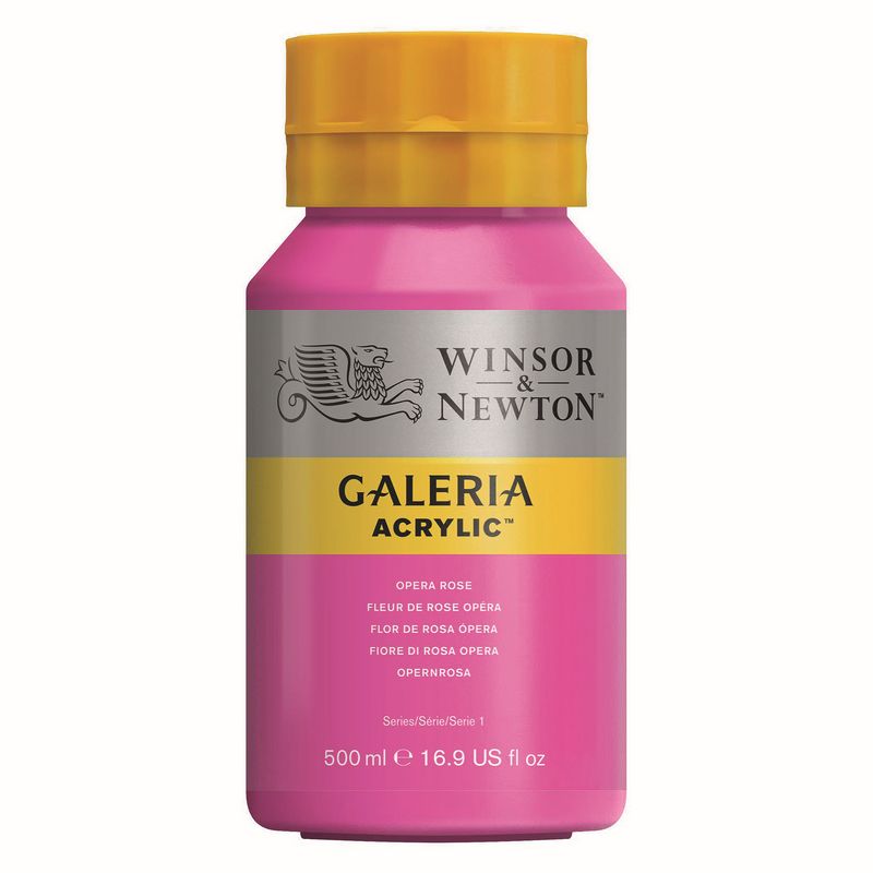 Winsor & Newton Galeria Opera rose Akrylfarve 500 ml – Mal & Spar
